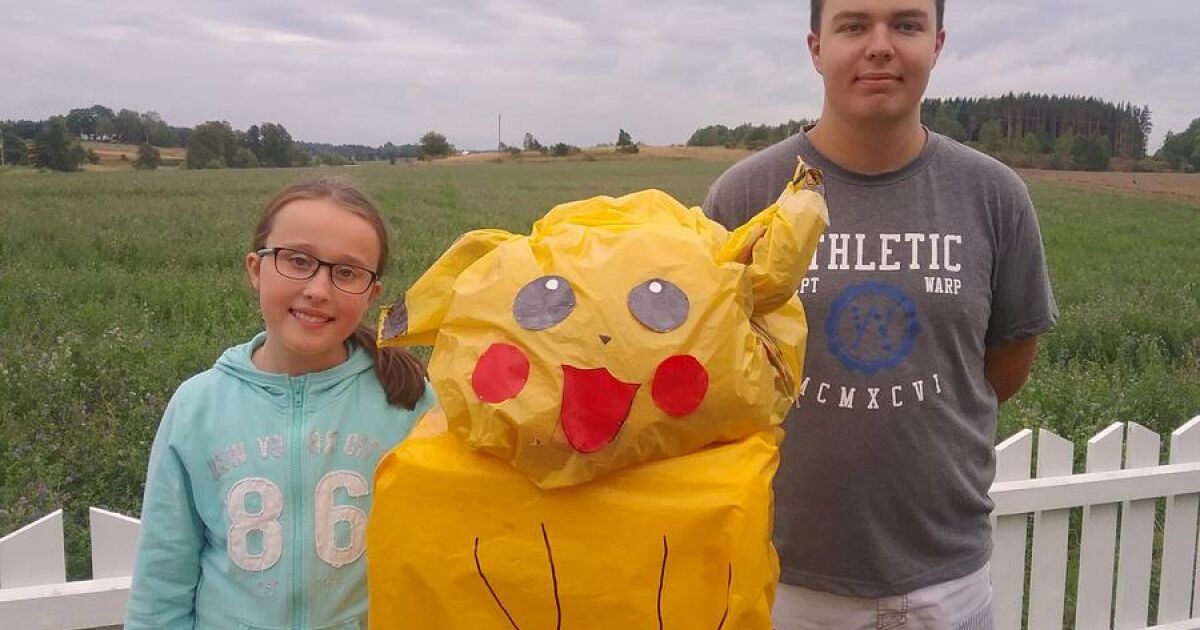 Pokémon-orättvisan på landsbygden: Elin byggde en egen Pikachu | Land