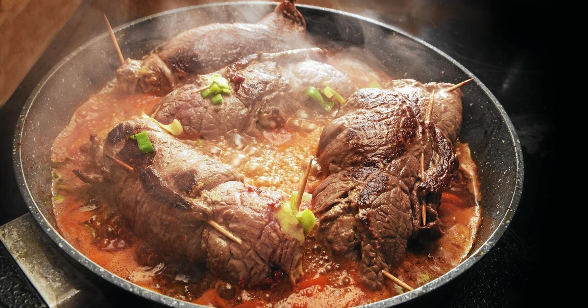 Oxrullader i gräddsås | Land